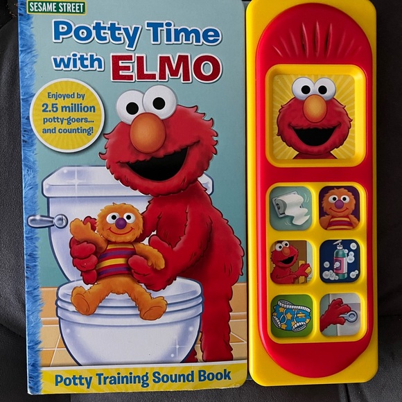 Sesame Street | Toys | Sesame Street Potty Time With Elmo Sound Book ...